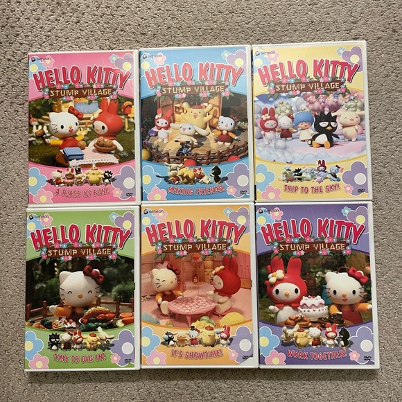 Media | Hello Kitty Geneon Dvd Set 6 Discs 24 Episodes | Poshmark